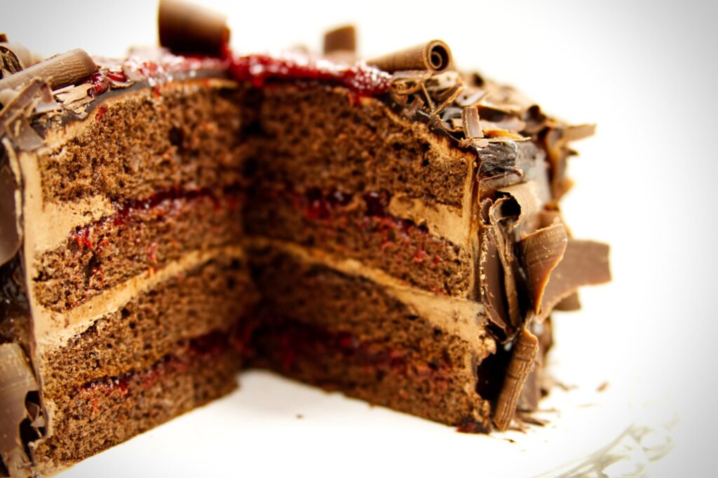 Dark Chocolate Raspberry Torte | Dobo's Delights Bakery - Piqua, OH ...